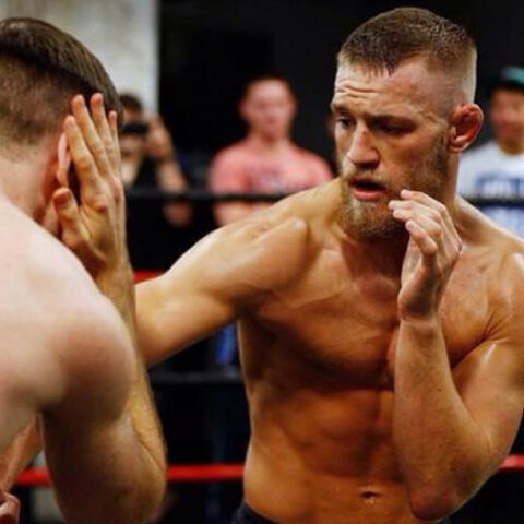 UFC Fighter Conor McGregor at Peter Welch’s Gym